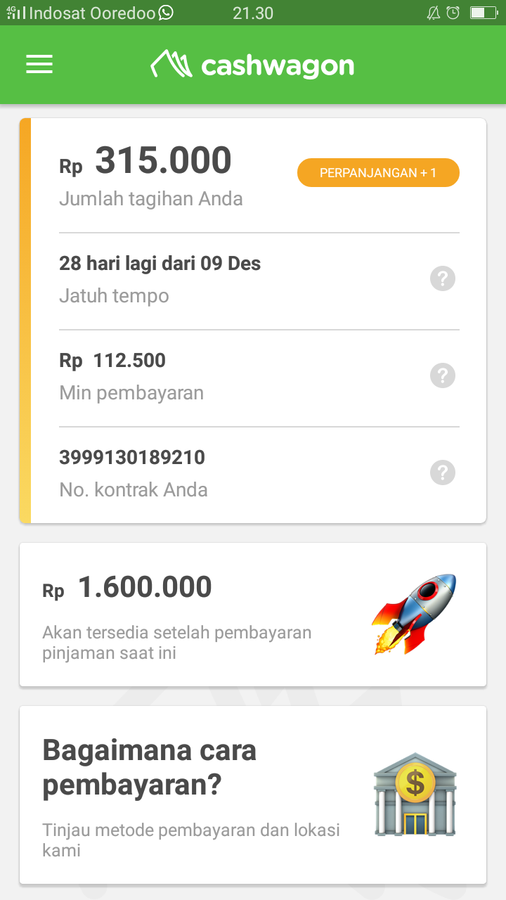 Sudah Bayar Cashwagon Sebelum Waktu yang Ditentukan namun Denda tetap ...