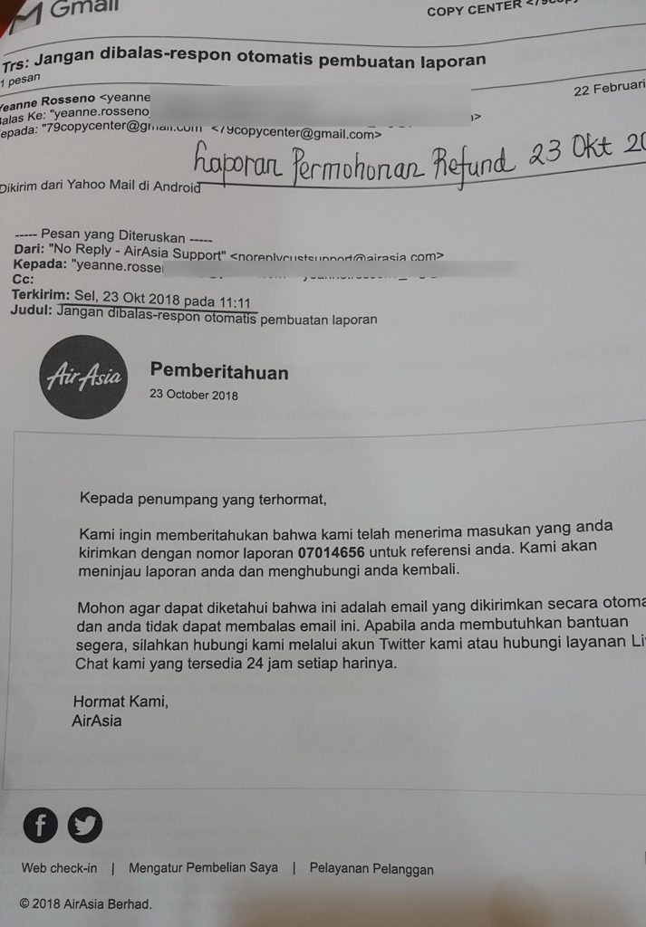Putus Asa Menunggu Refund Tiket AirAsia yang Dibatalkan Sepihak