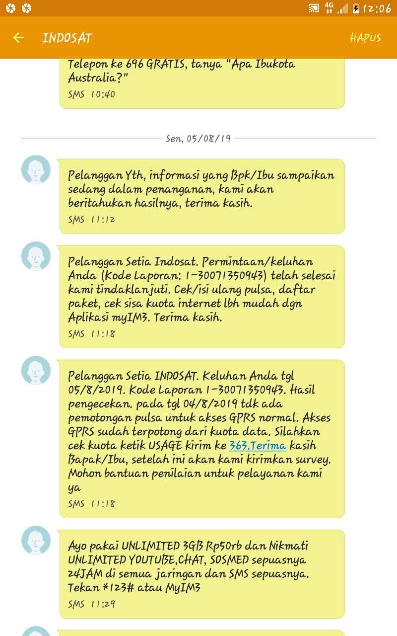 Pulsa 100K Indosat Hilang