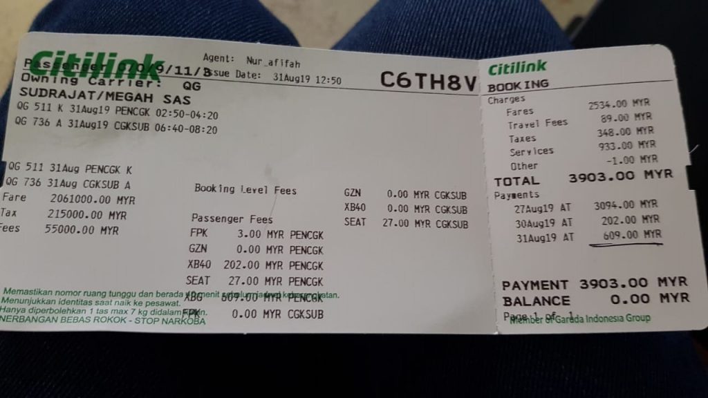 Komplain Pelayanan Maskapai Citilink terhadap Customer yang ...