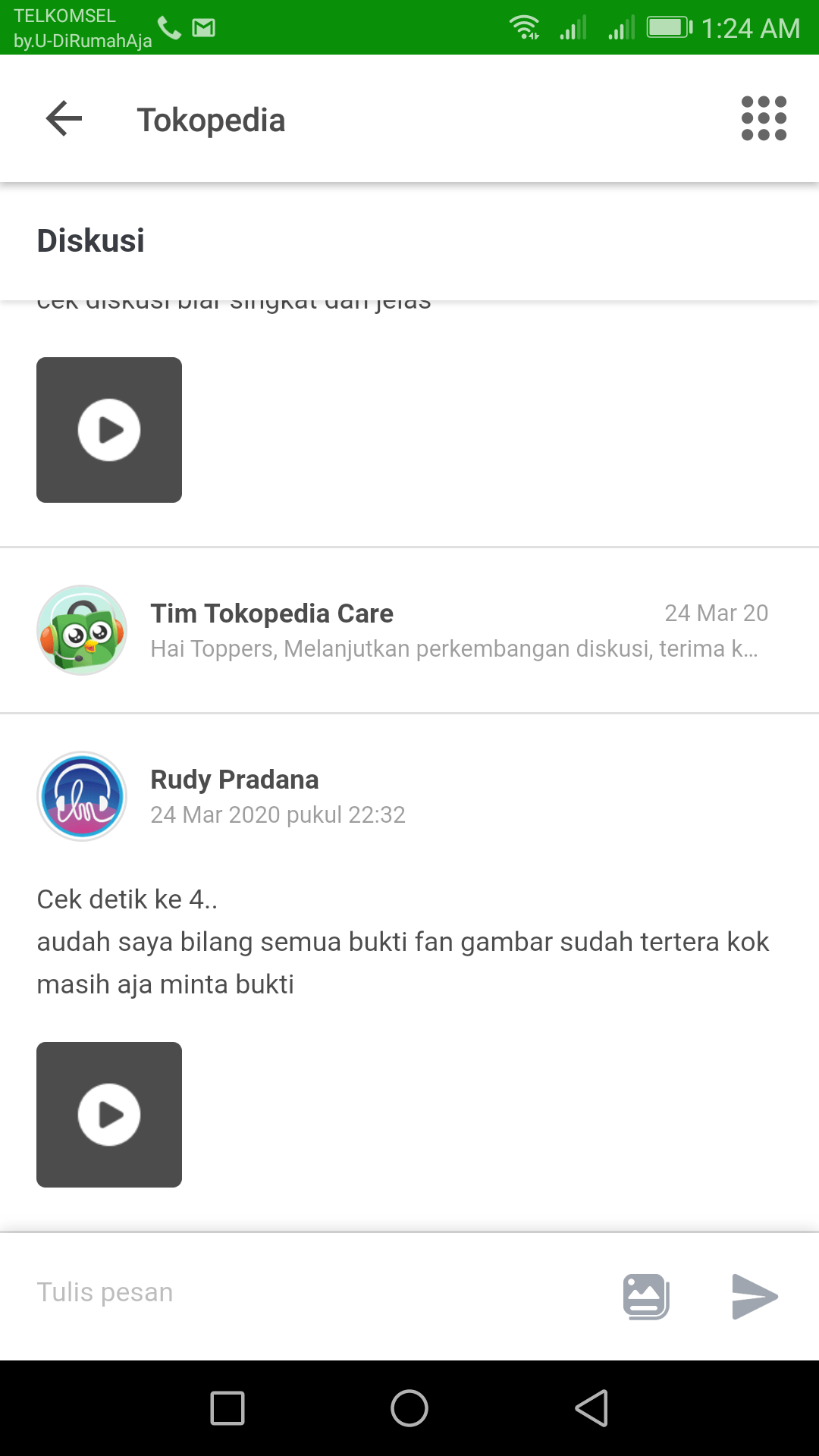 Soal Klaim Barang, Pelayanan Toped Semakin Parah