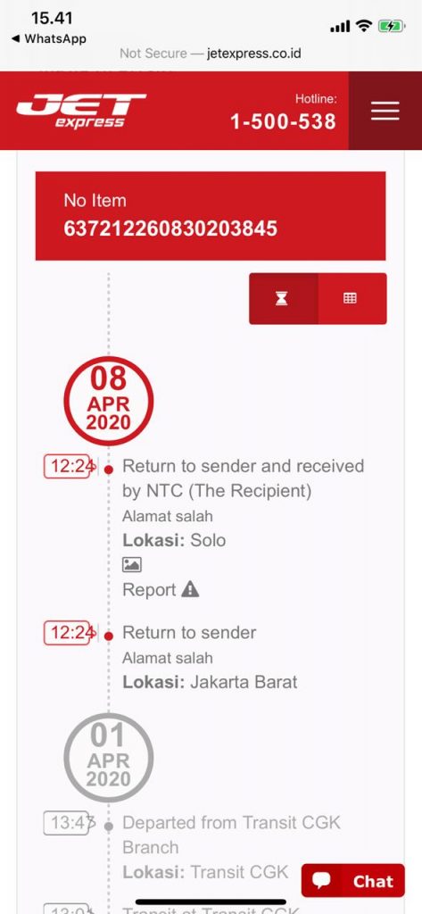 Kecewa Sekali dengan Pelayanan Jet Express