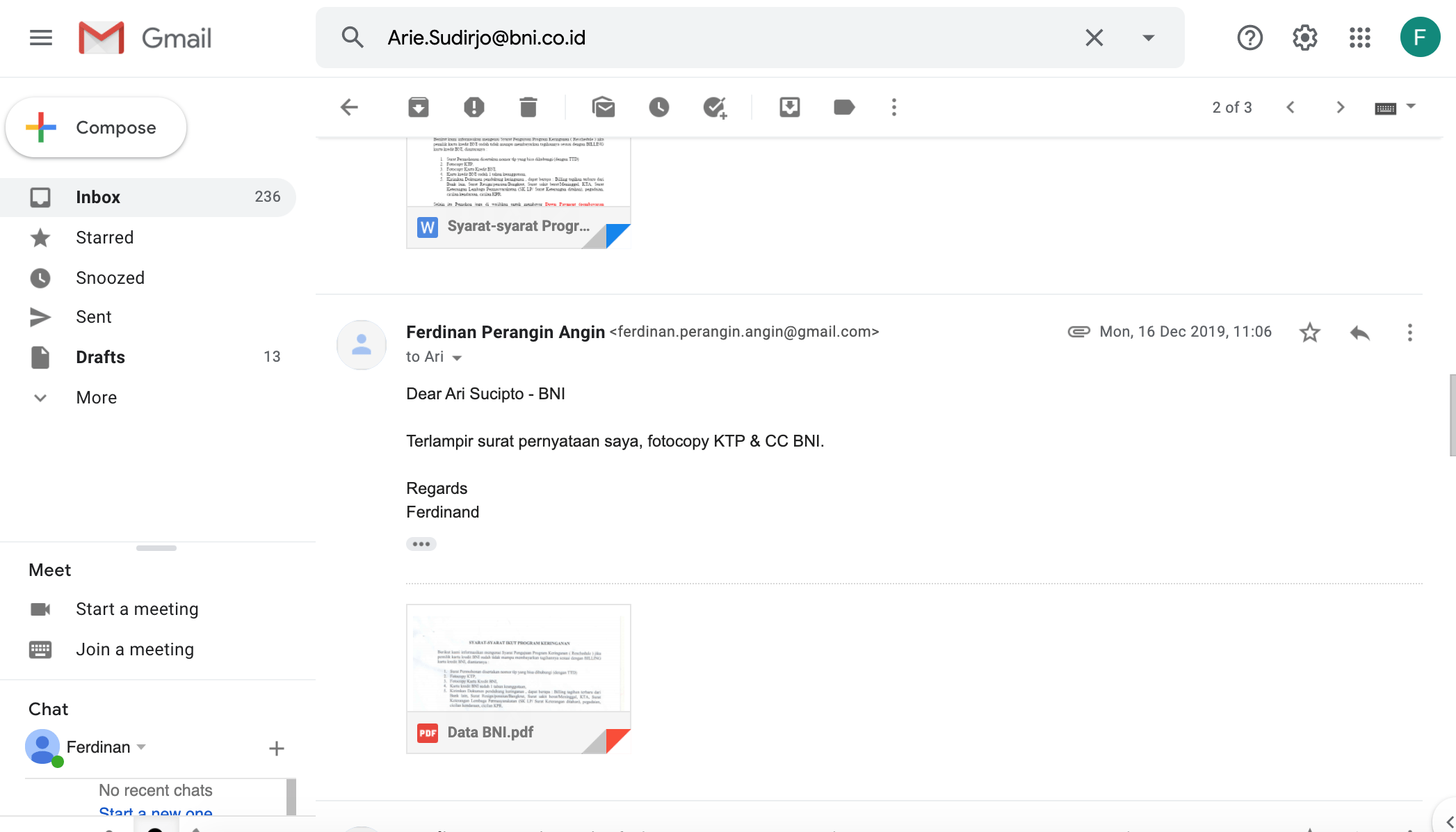 BNI Collection Tidak Dapat Dihubungi dan Membiarkan Kasus Saya dari ...