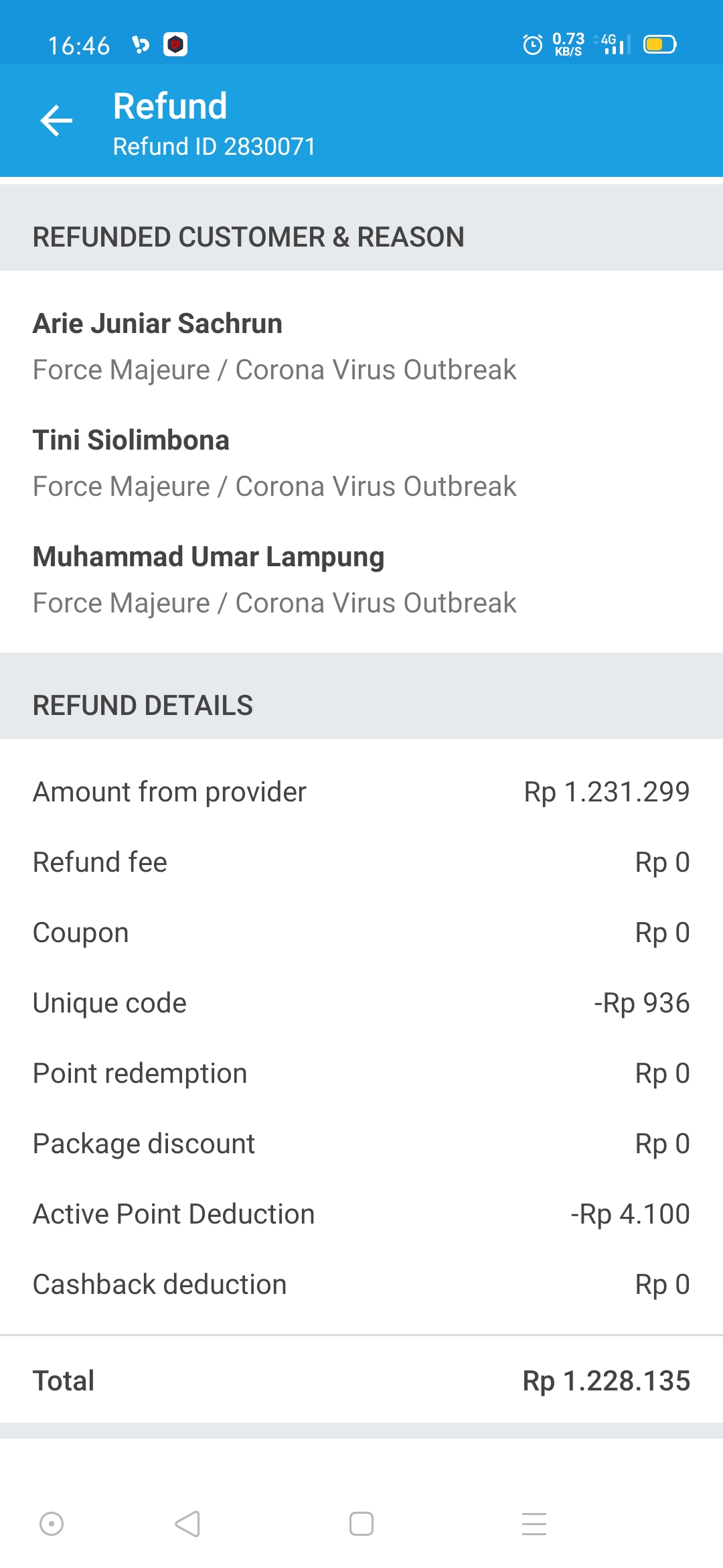Refund Traveloka Lebih dari 100 hari dan Jumlah yang Dikembalikan Tidak ...