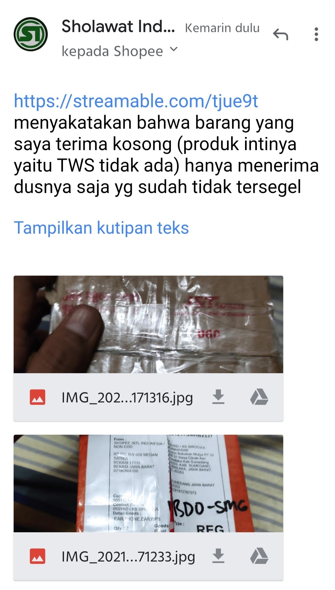 Kecurangan Tim Retur Shopee Memanfaatkan Kelengahan Pembeli