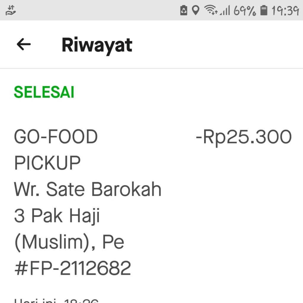 Hati-hati Menggunakan Layanan GoFood Pickup!