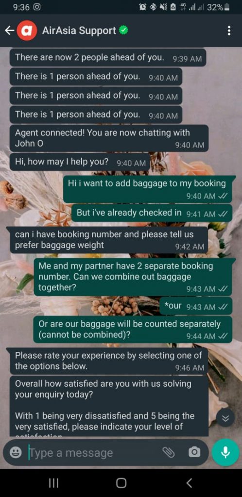 AirAsia AVA dan AirAsia Allstar Customer Service Merusak Event Besar Kami