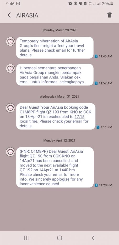 AirAsia AVA dan AirAsia Allstar Customer Service Merusak Event Besar Kami