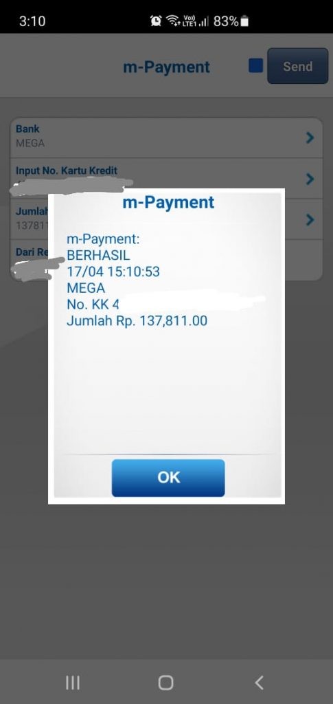 Mohon Diproses Segera Penutupan Credit Card Bank Mega Saya!