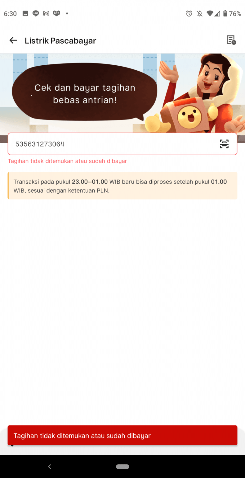 Kecewa dengan Sistem Billing PLN Pascabayar