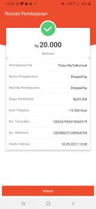 Cashback Koin Shopee Tidak Sesuai