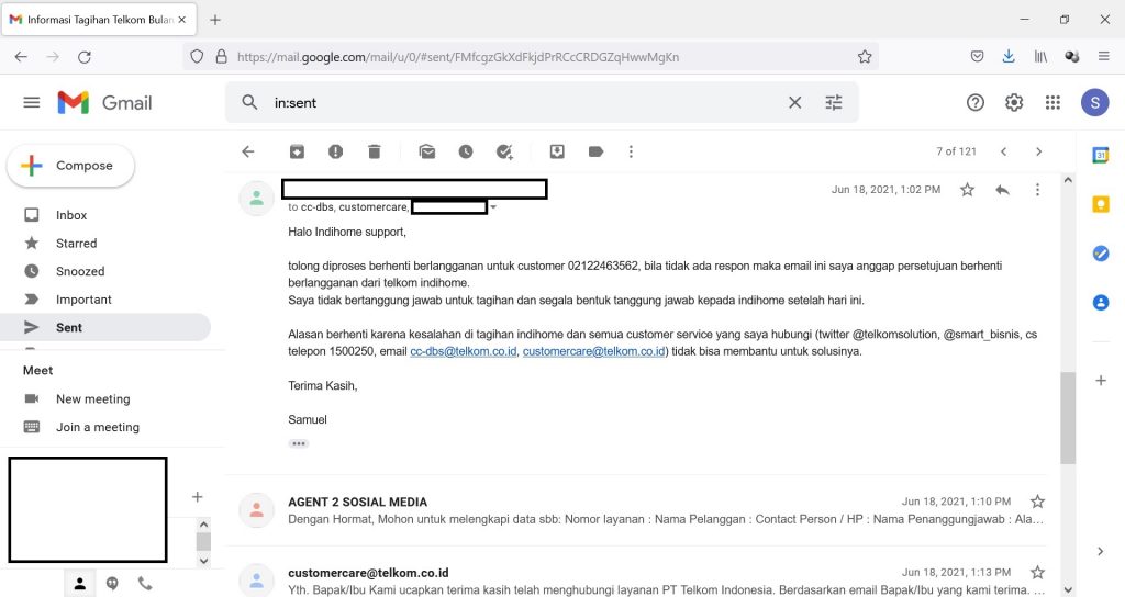 Tagihan Telkom Indihome untuk Layanan yang Tidak Pernah Digunakan ...