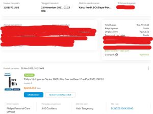 Philips Personal Care Official di Blibli Mengecewakan dan Tidak Profesional