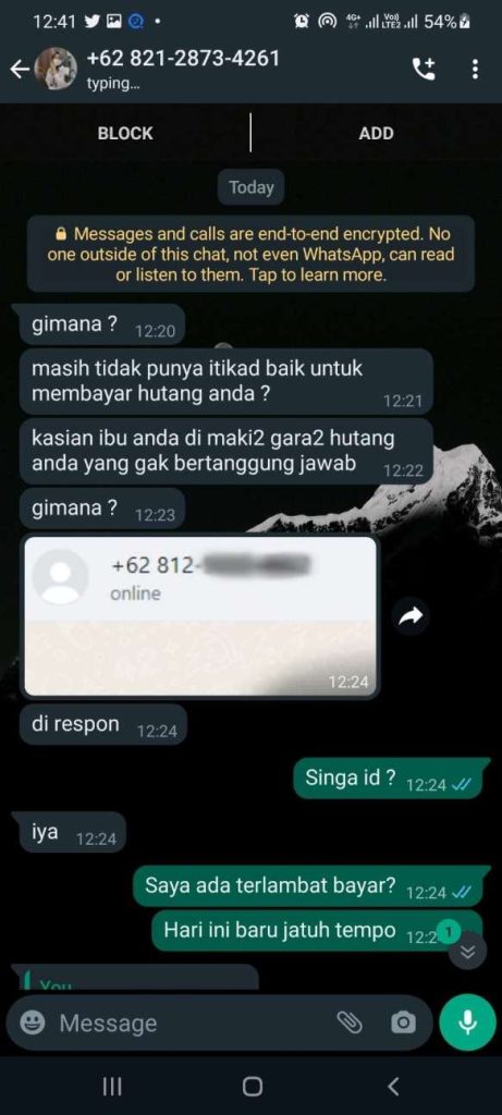 DC Pinjol Singa.id Menghubungi Ibu Saya dan Memaki, Padahal Saya Tidak ...