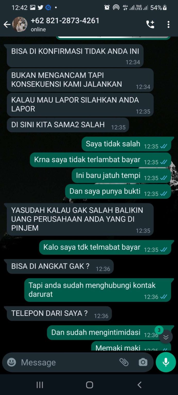 DC Pinjol Singa.id Menghubungi Ibu Saya dan Memaki, Padahal Saya Tidak ...