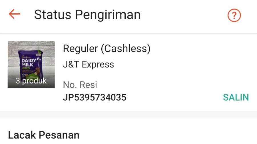 Kurir JNT Tidak Memindai Paket dengan Pembayaran COD