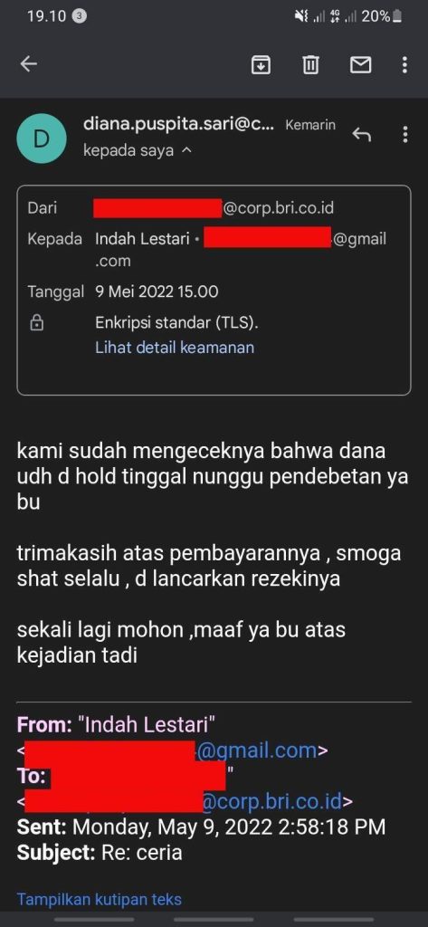 Masalah Auto Debit Tagihan BRI Ceria