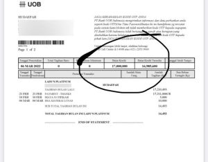 Penurunan Limit Kartu Kredit UOB Secara Sepihak, Tanpa Pemberitahuan Terlebih Dahulu