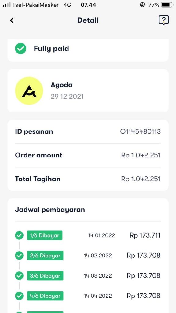 PT Atome Finance Indonesia, Mohon Update SLIK Saya