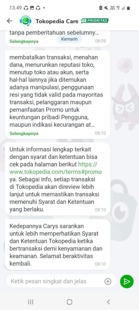Tokopedia Membatalkan Cashback dan Membatasi Akun Secara Sepihak ...