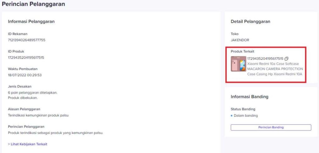 Produk yang Diblokir oleh TikTok Shop