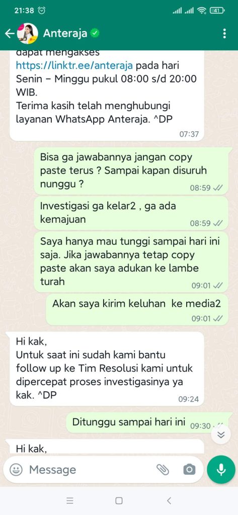Paket Sudah Dua Minggu Belum Sampai Juga