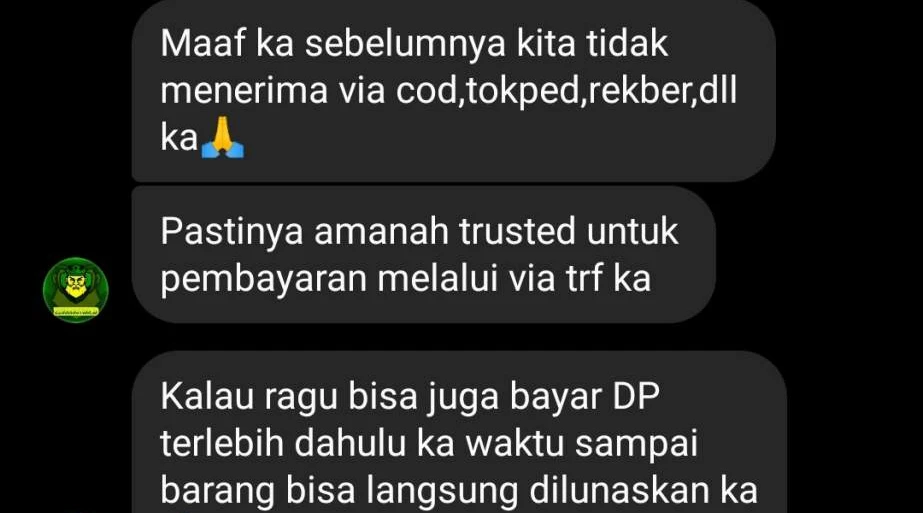 Waspada!! Penipuan via Instagram Berkedok Lelang/Auction