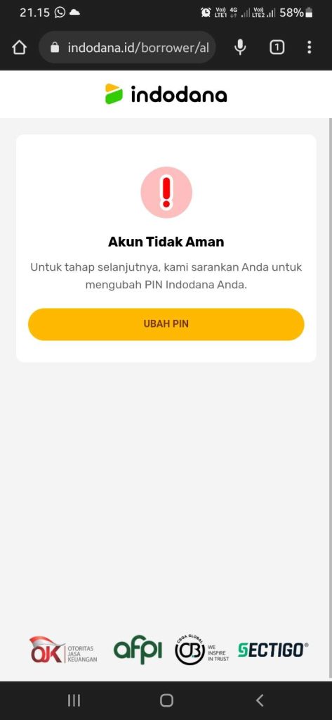 Akun Indodana Saya Tidak Bisa Dinonaktifkan atau Diblokir, dengan Dalih ...
