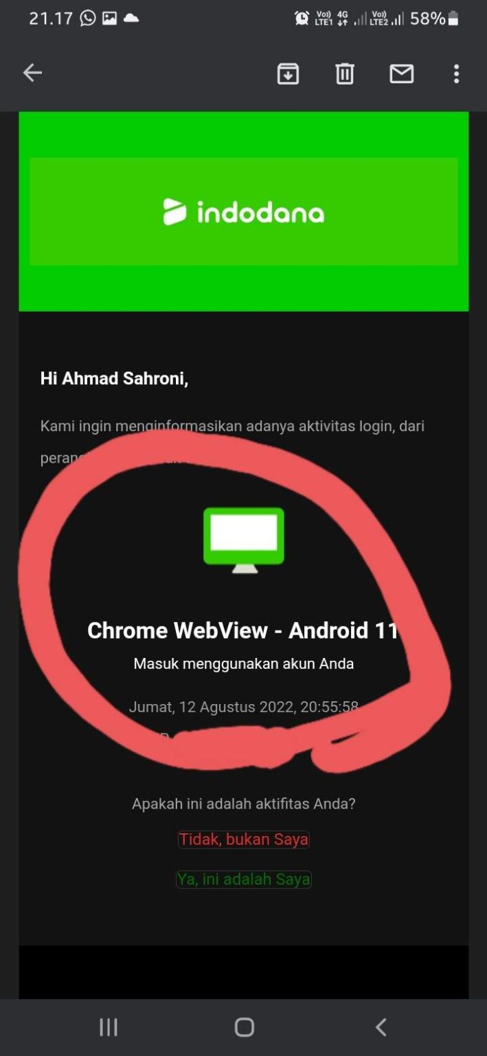 Akun Indodana Saya Tidak Bisa Dinonaktifkan atau Diblokir, dengan Dalih ...