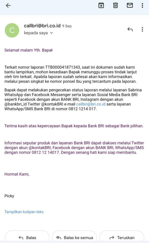 Permintaan Pemblokiran Rekening Penipu Lambat Ditanggapi