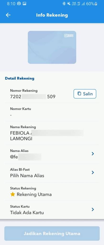 Sulitnya Mendapatkan Fasilitas Kartu ATM BRItAma