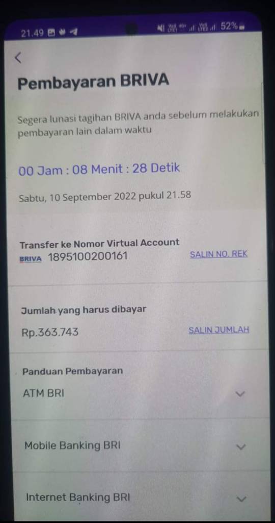 Bayar Cicilan BRI Ceria, Kode BRIVA Sudah Benar tapi Selalu Gagal