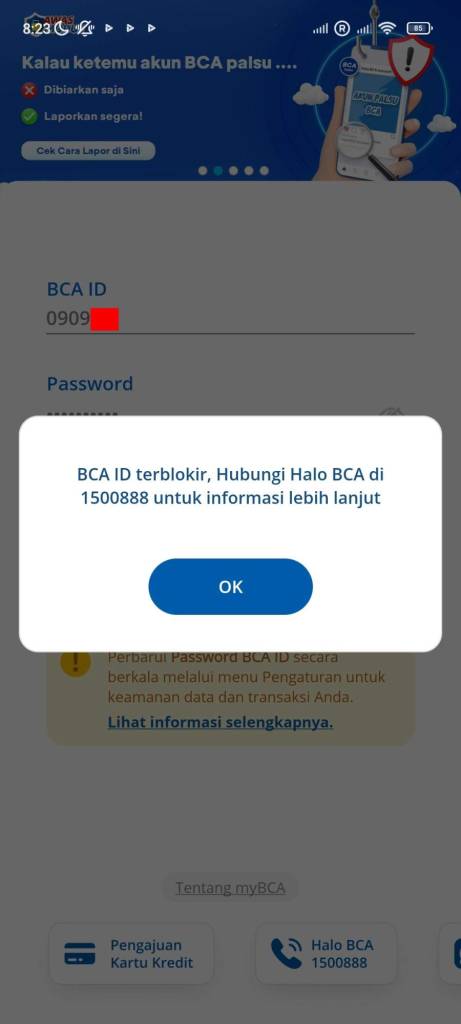 Tim Verifikasi BCA Tidak Profesional