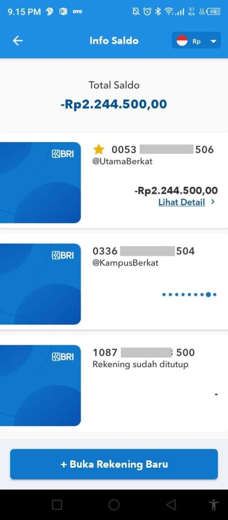 Tagihan BRI Ceria Berhasil Autodebit, tapi Limit Tidak Kembali dan ...
