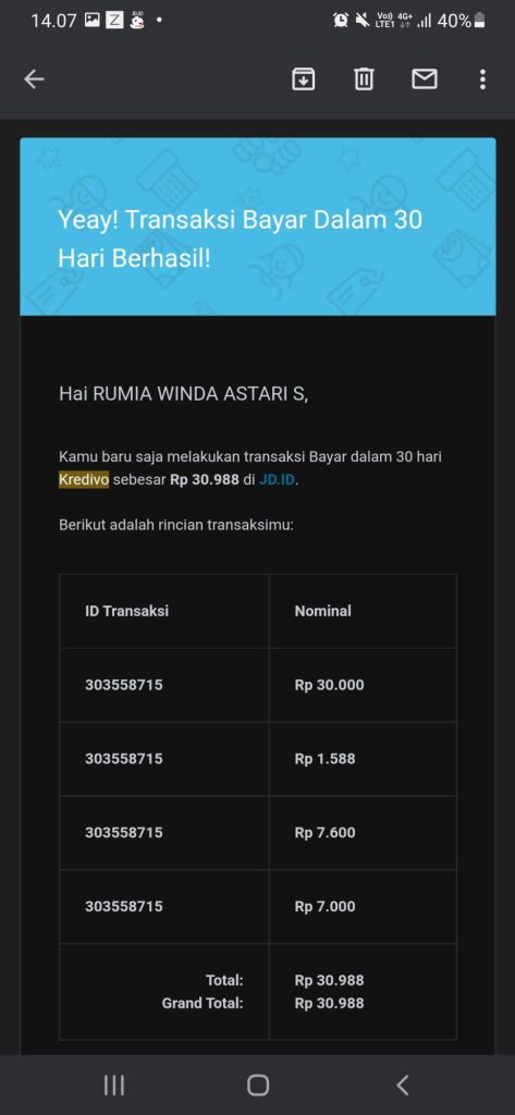 Akun Kredivo Terblokir Sementara, Tanpa Pemberitahuan dan Tanpa Adanya ...