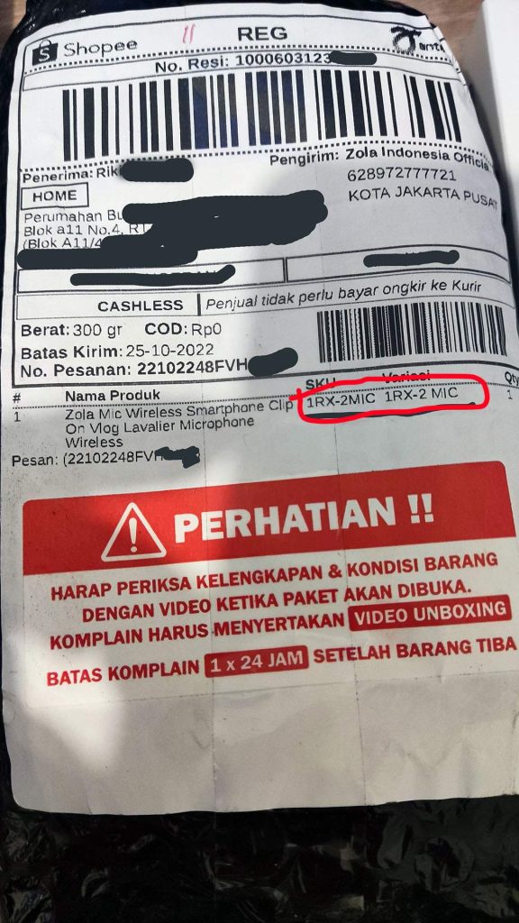 Barang yang Dikirim Berbeda, dengan Alasan Kesalahan Sistem Harga Shopee
