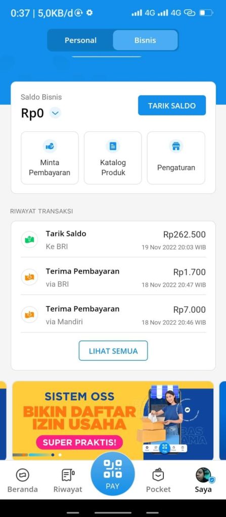Transaksi QRIS I.Saku ke Merchant DANA Bisnis Belum Masuk, Padahal ...