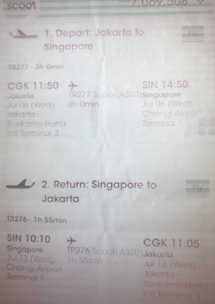 Kapok Naik Maskapai Penerbangan Scoot