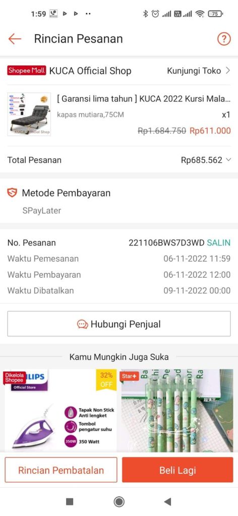 Penjual di Shopee Tidak Profesional
