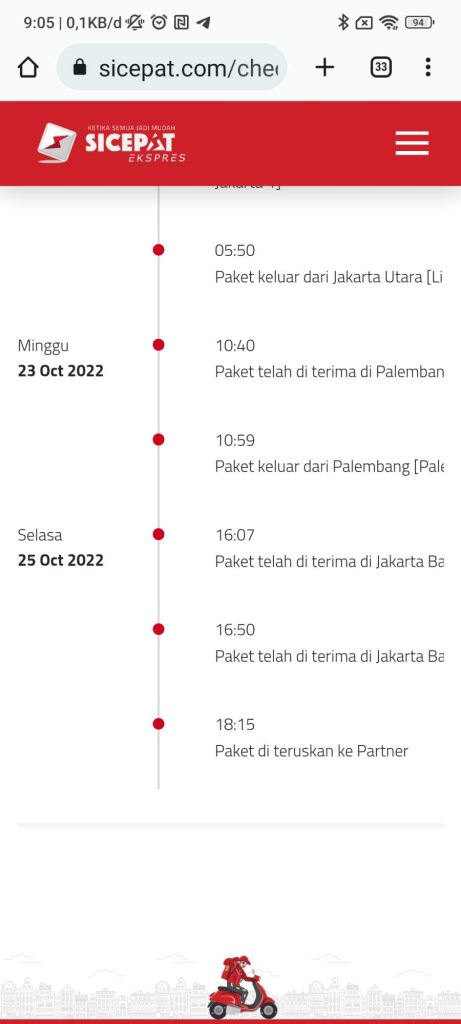 Paket SiCepat, 13 Hari Pengiriman Tak Kunjung Sampai