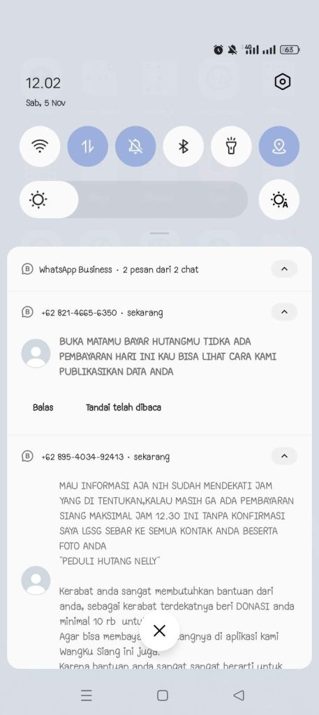 DC Pinjol yang Mengancam Akan Melakukan Penggalangan Dana