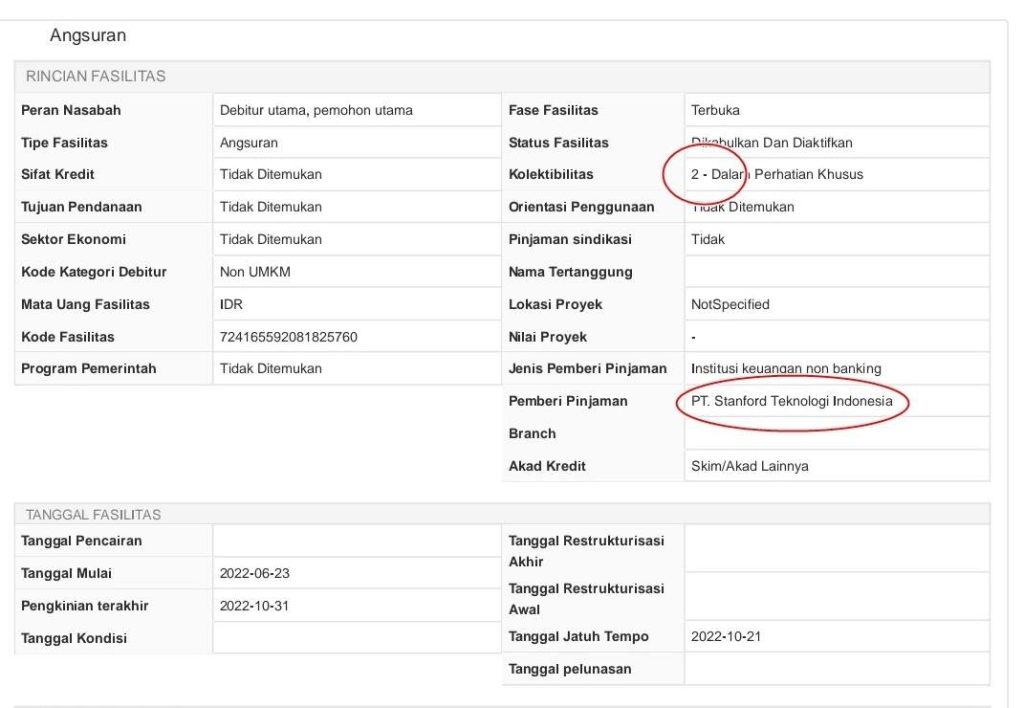 Menunggu Hasil Revisi Status Kol 2 dan 3 di SLIK OJK oleh Pinjol Pinjam Duit
