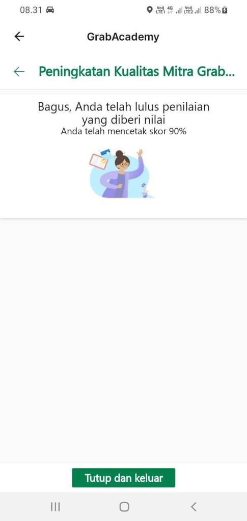 Akun Grab Driver Tidak Dapat Menerima Order dan Tidak Ada Kepastian dari Grab