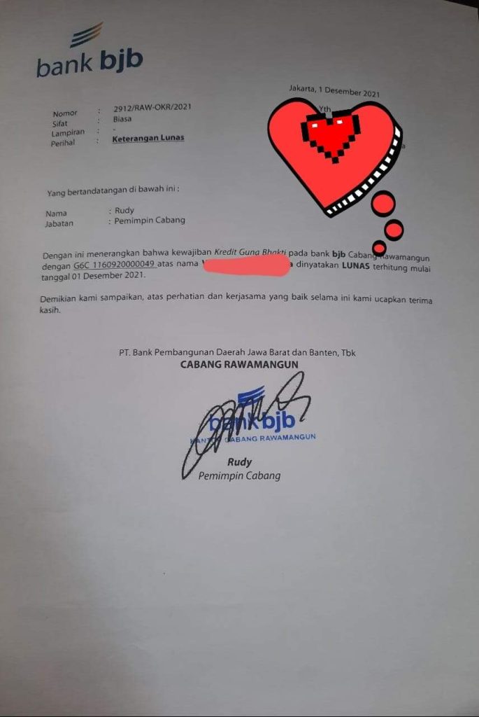 SK Jaminan Agunan di Bank BJB Belum Dikembalikan
