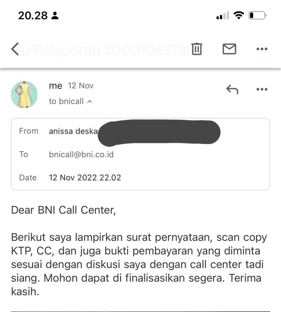 Maslah Pembayaran Tagihan Kartu Kredit BNI Melalui Transfer Antar Bank