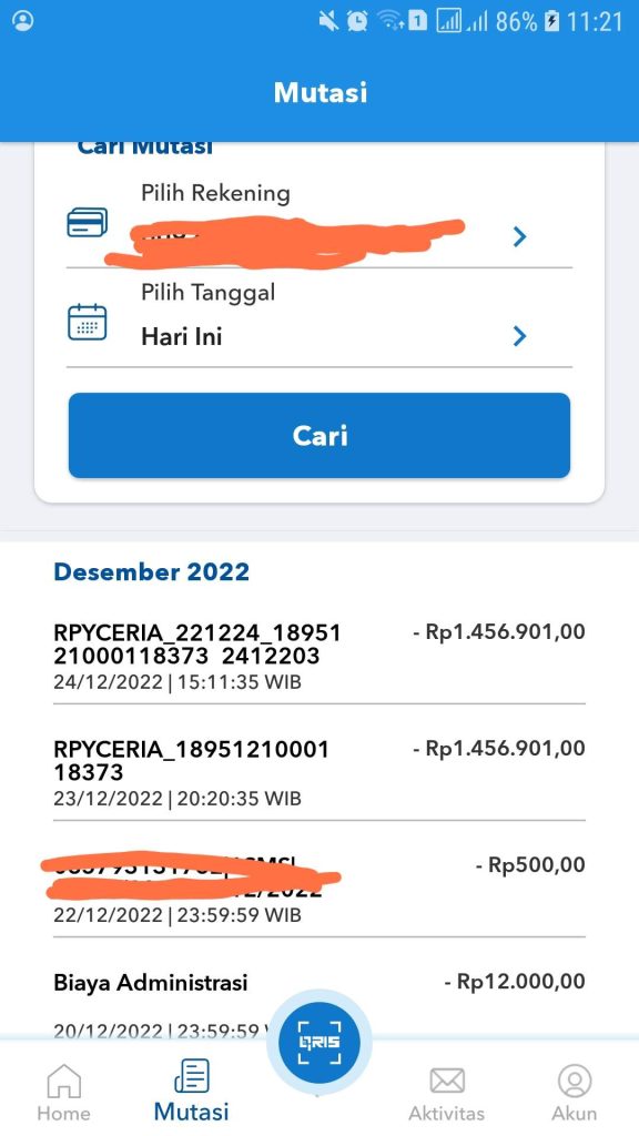 BRI Ceria Mendebit 2 Kali dan Menahan Saldo di Rekening Saya