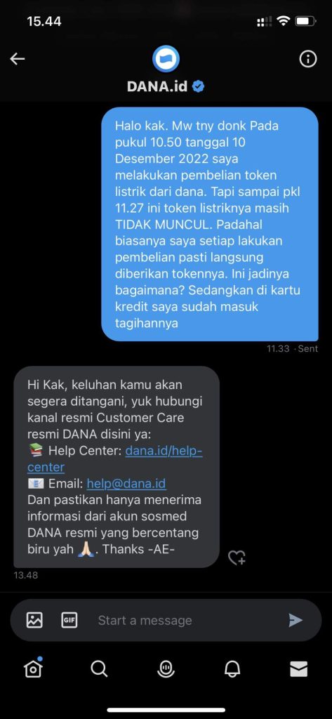 Transaksi Pembelian Token Listrik di DANA Berhasil, tapi Kode Token ...