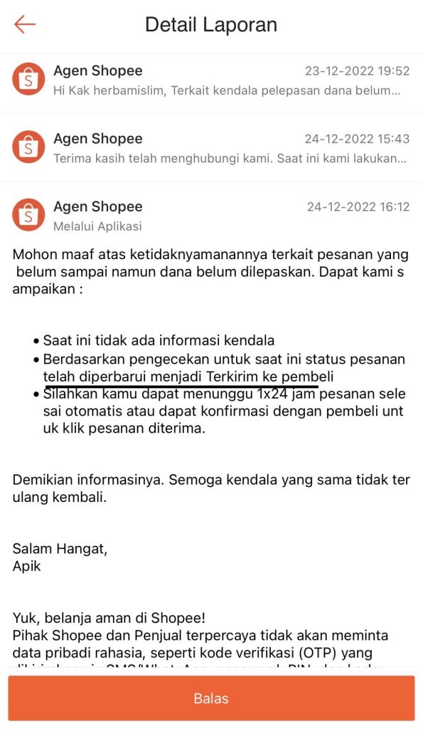 Shopee Indonesia dengan Sengaja Menahan Dana Hasil Penjualan Tanpa ...