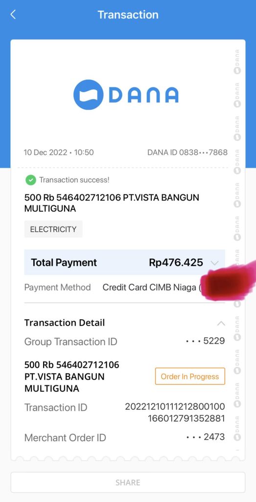 Transaksi Pembelian Token Listrik di DANA Berhasil, tapi Kode Token ...