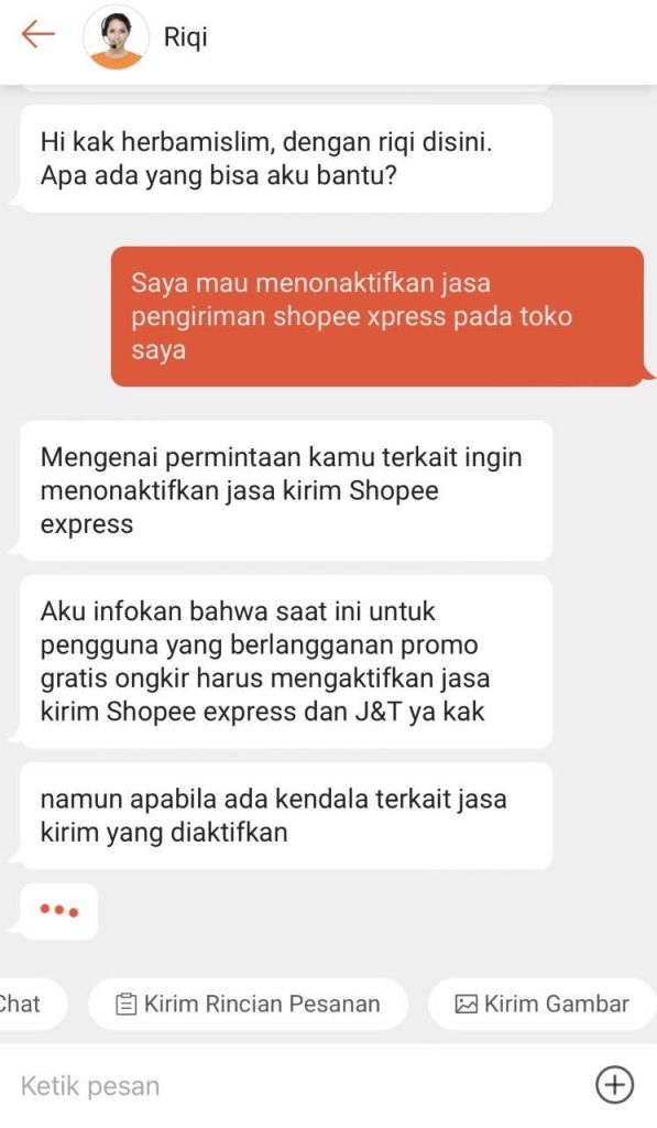 Pemaksaan Penggunaan Jasa Kirim Shopee Xpress oleh Pihak Shopee
